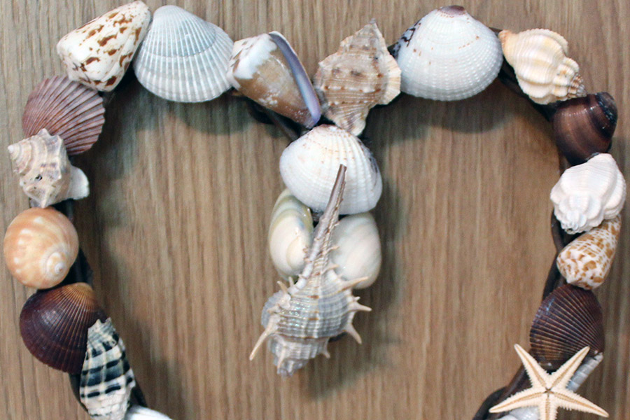 Shell Heart Wreath - Kaleidoscope Baby