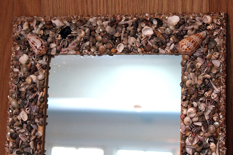 Shell Framed Mirror - Kaleidoscope Baby